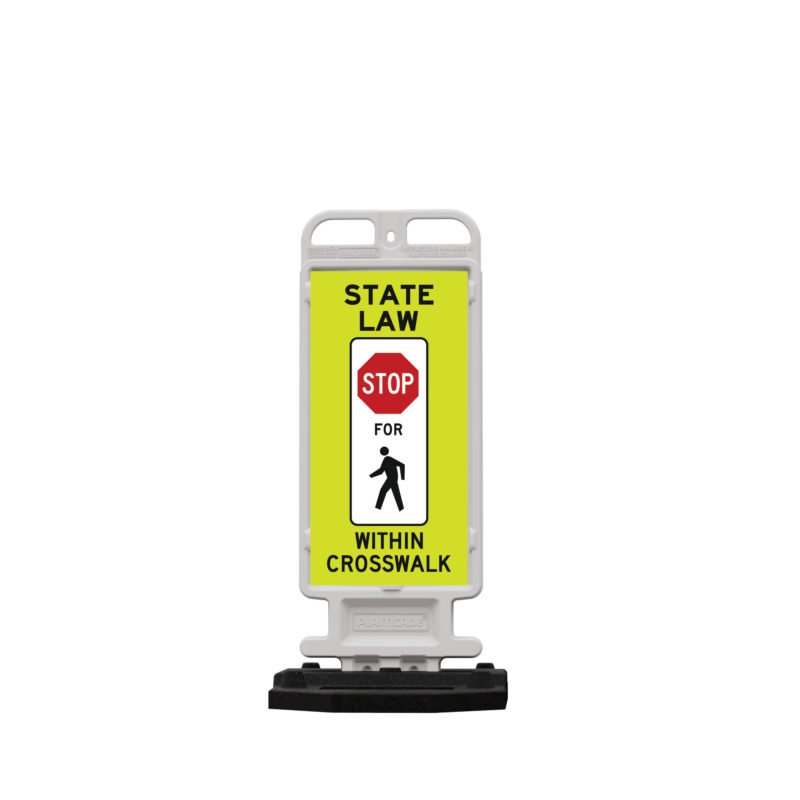 Crosscade™ Pedestrian Crosswalk Signs – Public Works Marketing ...